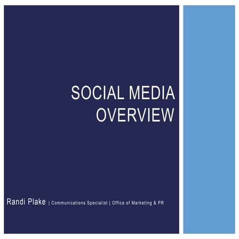 Social Media Best Practices | PPTX