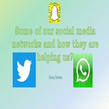 Social Media Platforms | PPTX