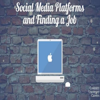 Social media platforms and finding a job | PPTX