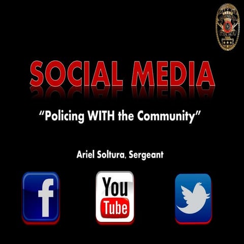 Rosenberg Police Department's Use of Social Media | PPTX