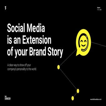Steve Neil - Social media is an Extension of your Brand story | PDF