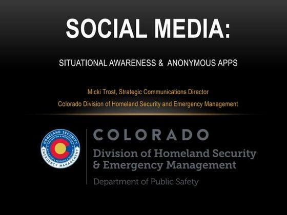 Colorado fire chiefs presentation micki trost 2017 | PPT