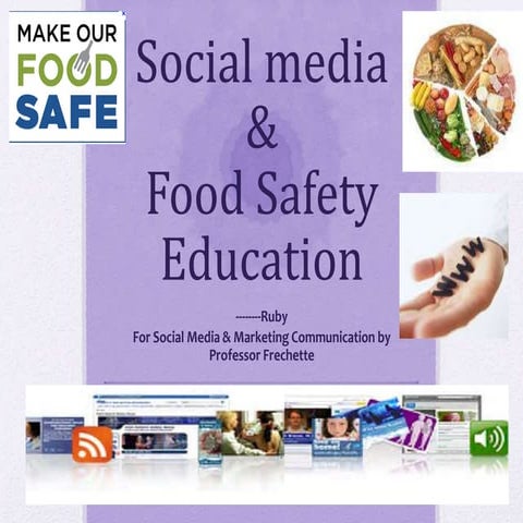 Social Media and Food Safety | PPTX