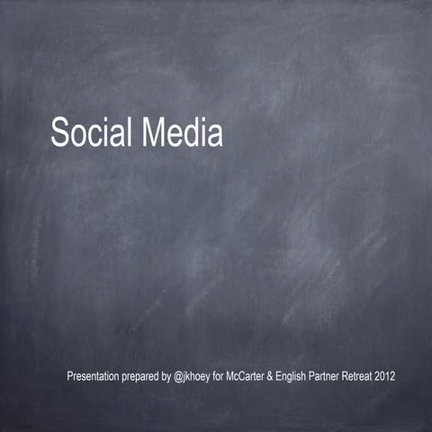 Social Media is Business: Law Firm Social Media Networking Presentation ...