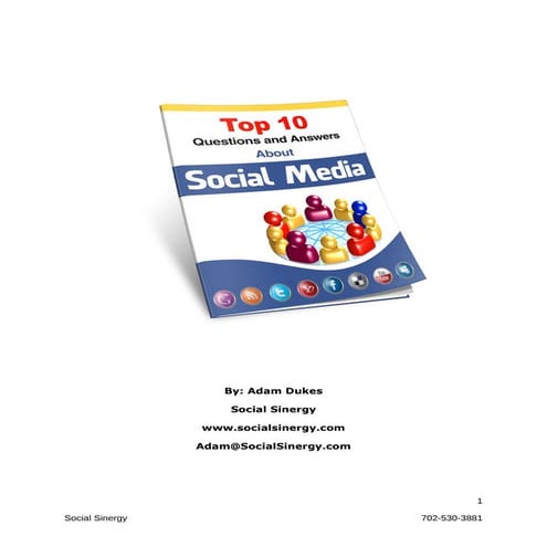 10 Common Questions And Answers About Social Media | PDF
