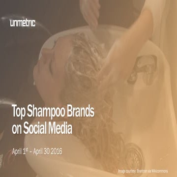 Social Media Report - Shampoo Brands April 2016 | PDF
