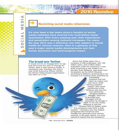 Social media roundup | PDF