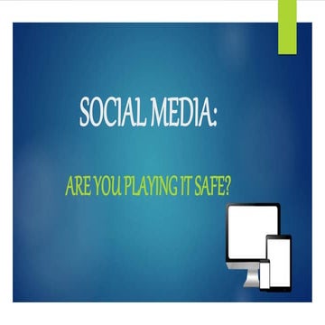 Dangers of social media | PPTX