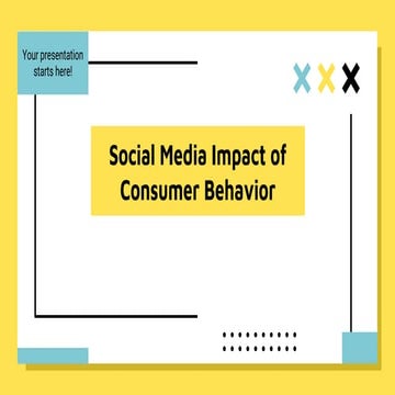 Social media impact of consumer behavior | PPTX