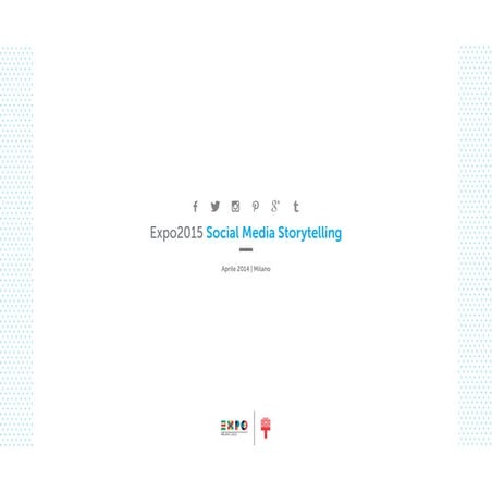 Social media storytelling (italiano) - Expo 2015 Milano | PDF | Hobbies ...