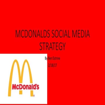 Social media strategy | PPT