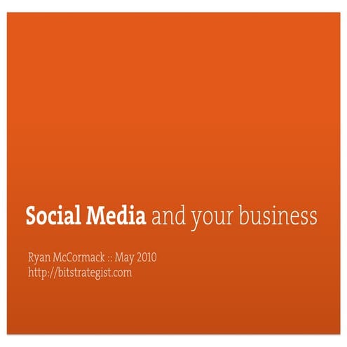Integrated Social media strategy | PPT