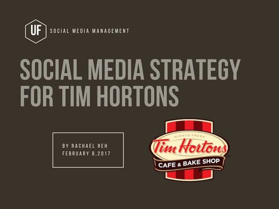 Tim hortons market | PDF