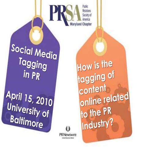 Social Media Tagging in PR - How is the tagging of content online ...