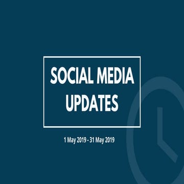 Top Social Media Updates in May | PDF