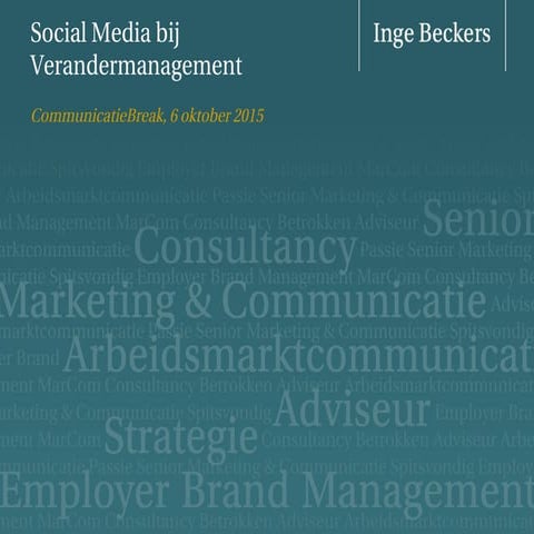 Social media en verandermanagement | PDF