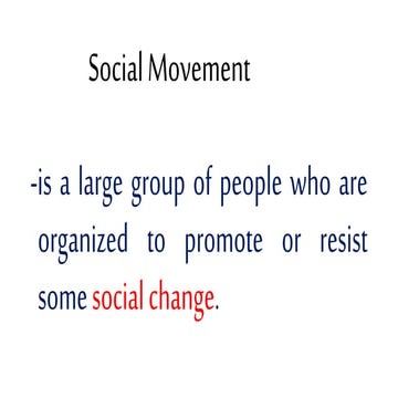 Social movement | PPTX