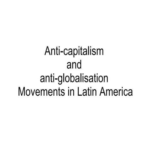 Social movements in Latin America | PPT