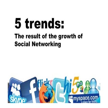 New trends:The result of the growth of Social Networking in Thailand | PDF