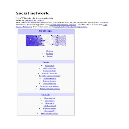 Social network | DOCX | Social Networking | Internet