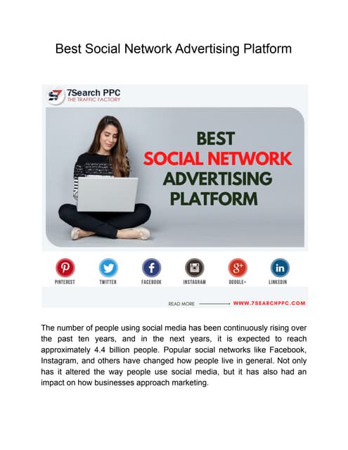 Social Media Marketing (SMM) | PPTX | Social Networking | Internet