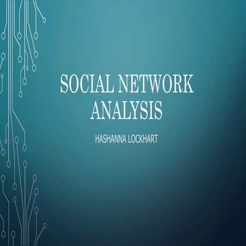 Social network analysis | PPT