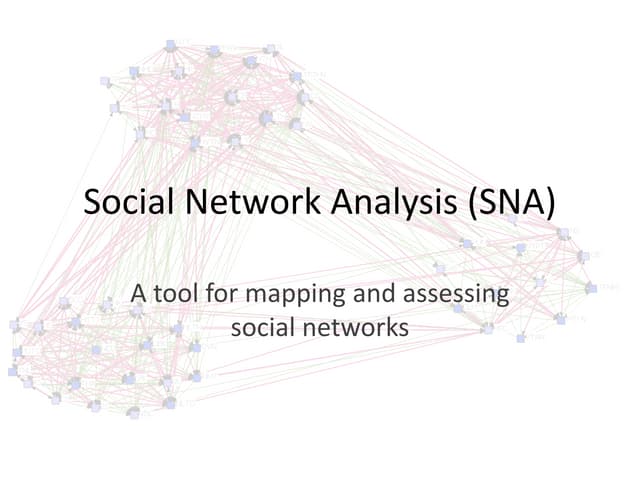 Social network analysis | PPTX