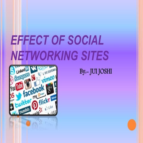 Social networking | PPTX