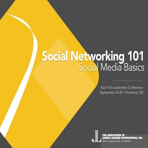 Social Networking 101 Presentation | KEY