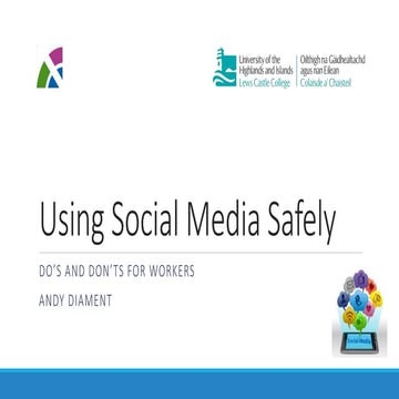 Using Social Media Safely | PPT