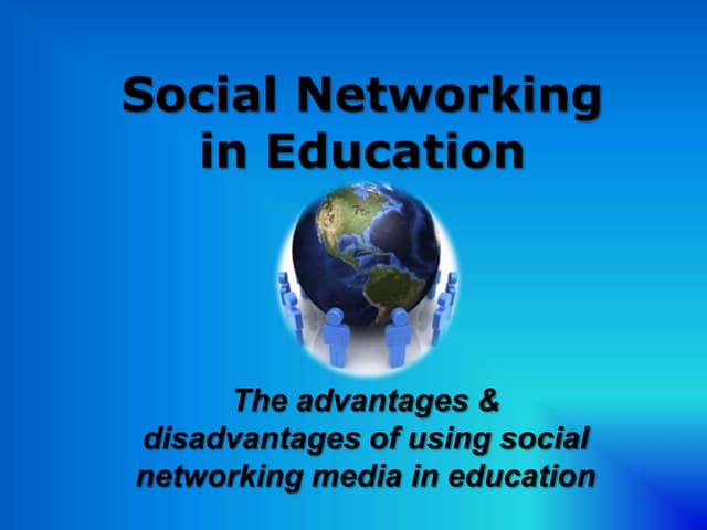 Social networking ppt