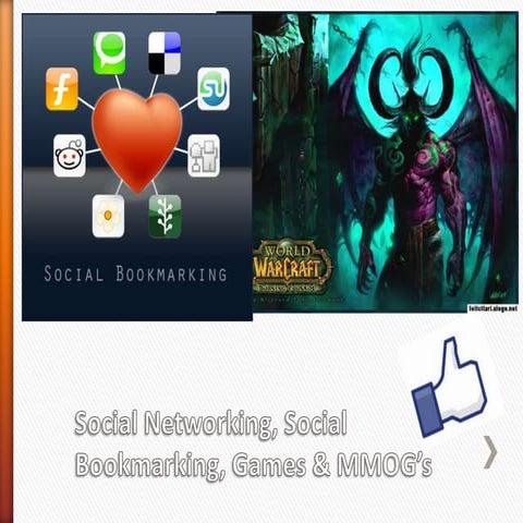 Social networking, social bookmarking, games & | PPTX