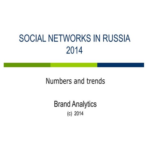 Social Media In Russia | PDF