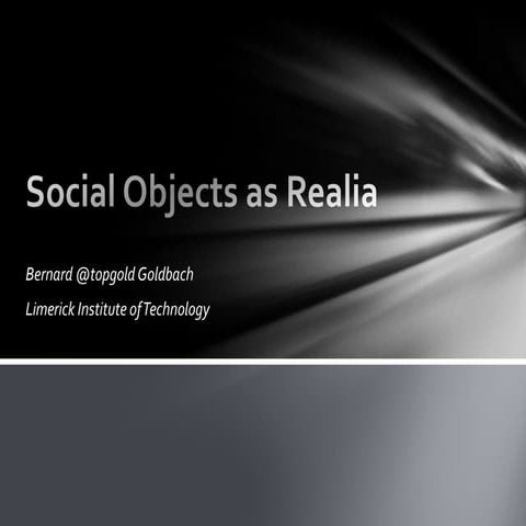 Realia & Model | PPTX