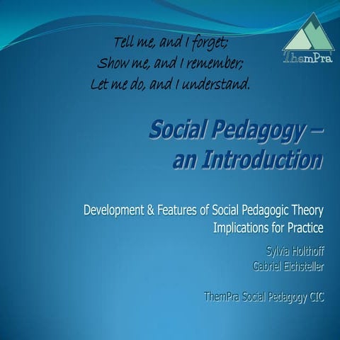Social Pedagogy Induction Them Pra Presentation | PDF