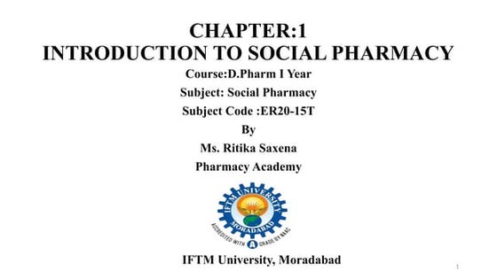 social pharmacy d-pharm 1st year by Pragati K. Mahajan | PPTX ...