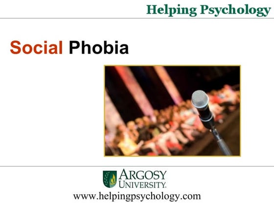 Social Anxiety Symptoms and Causes | PPT