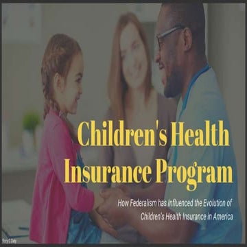 Children's Health Insurance Program | PPTX