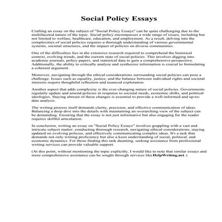 Social Policy Essays.pdf