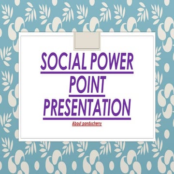 social presentation art indegradated project | PDF