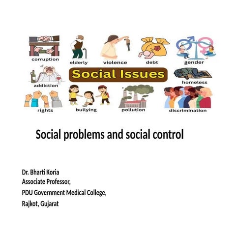 social problems and social control mechanism | PPTX
