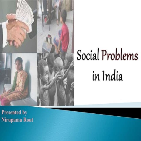Social problems in india | PPTX