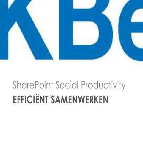 Social Productivity | PPTX