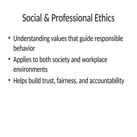 social_professional_ethics and their role | PPTX