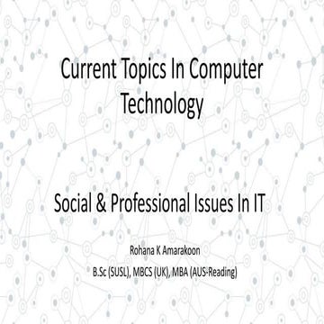 Professional and Ethical Impact of Using Social Networking in a Profe…