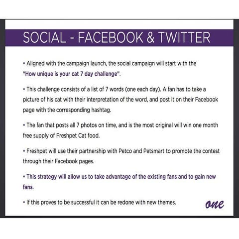 Freshpet Social program | PPTX