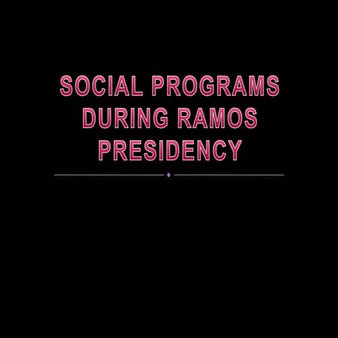 Fidel v. ramos | PPTX