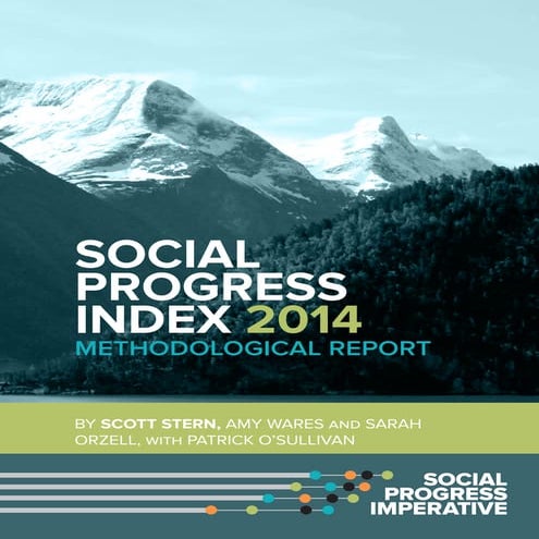Social Progress Index 2014 Methodological Report | PDF