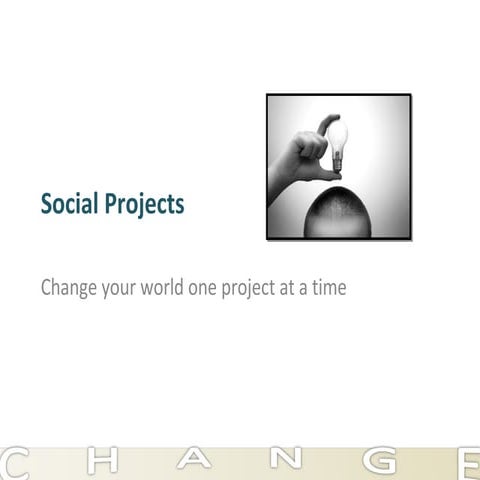 Social Projects | PPT