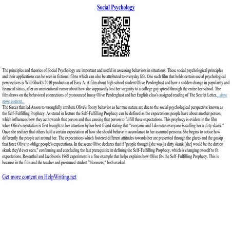 Social Psychology | PPT